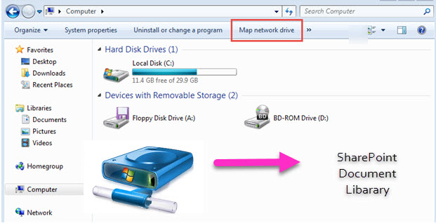 Mapping drive – SharePoint Sharks Blog